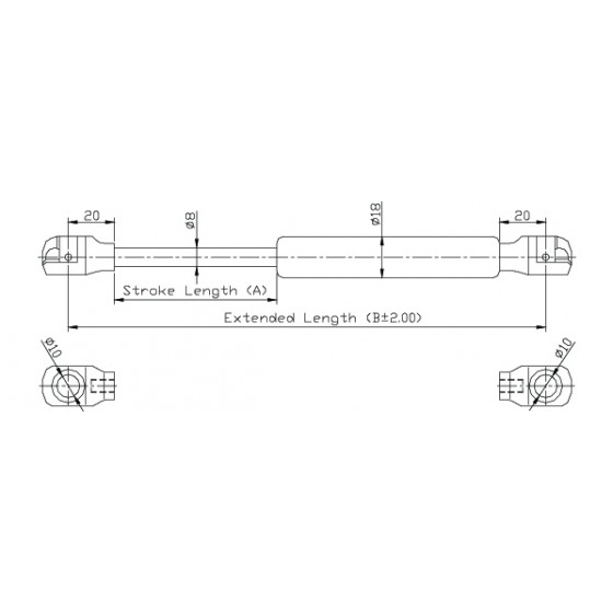 台灣安肯 - B10-0818 Ball Socket (Plastic)